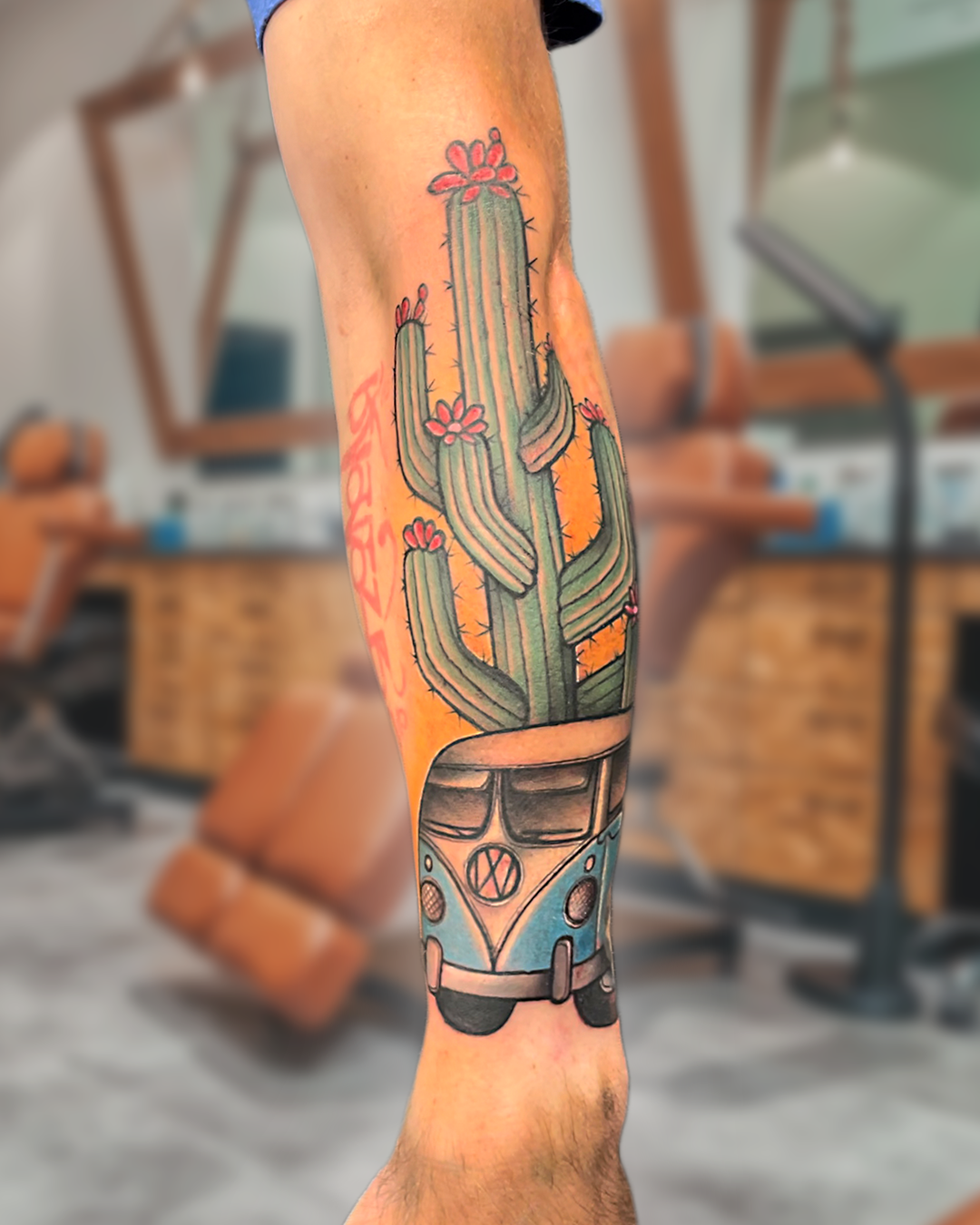 American Traditional, Color tattoo by VRod